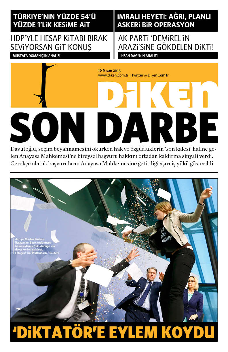 16 Nisan 2015 — Diken