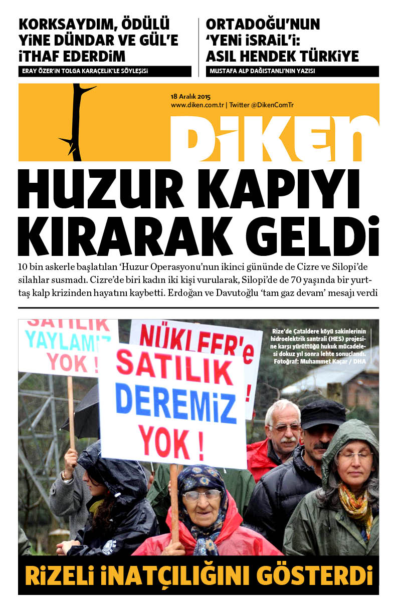 18 Aralık 2015 - Diken