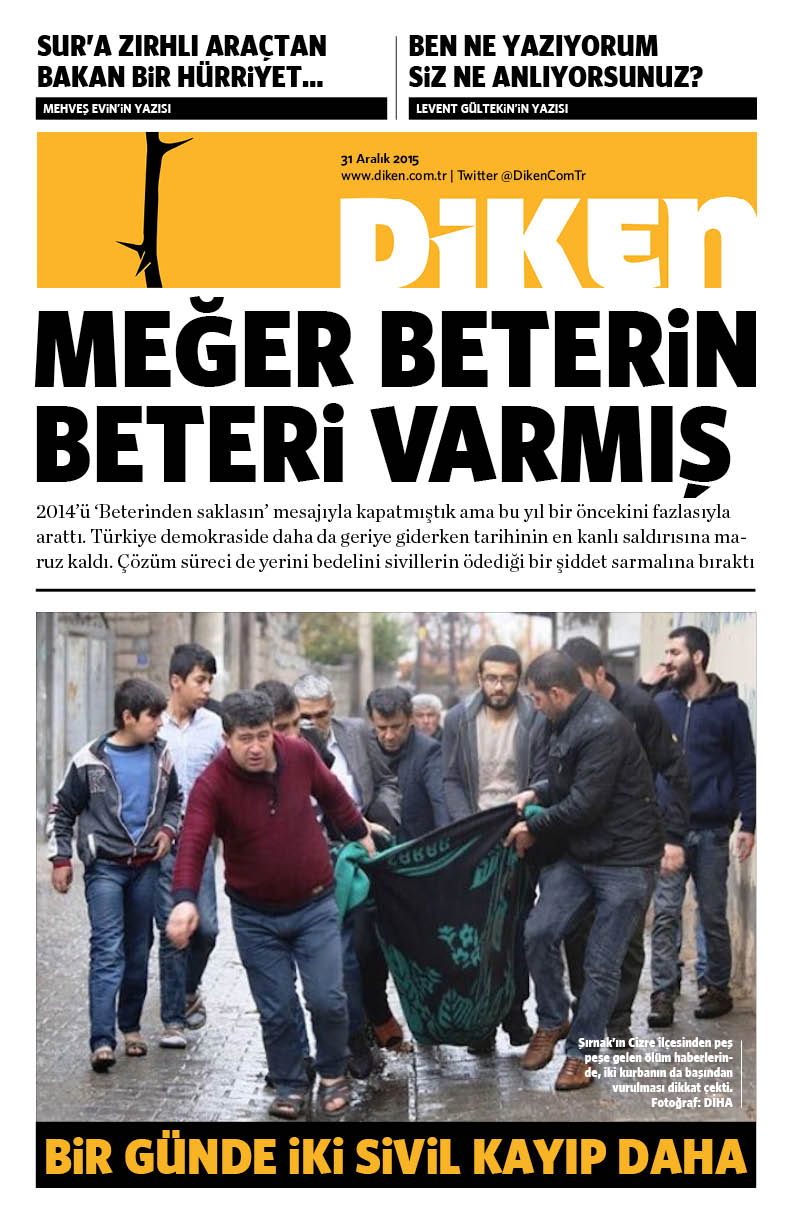 31 Aralık 2015 - Diken