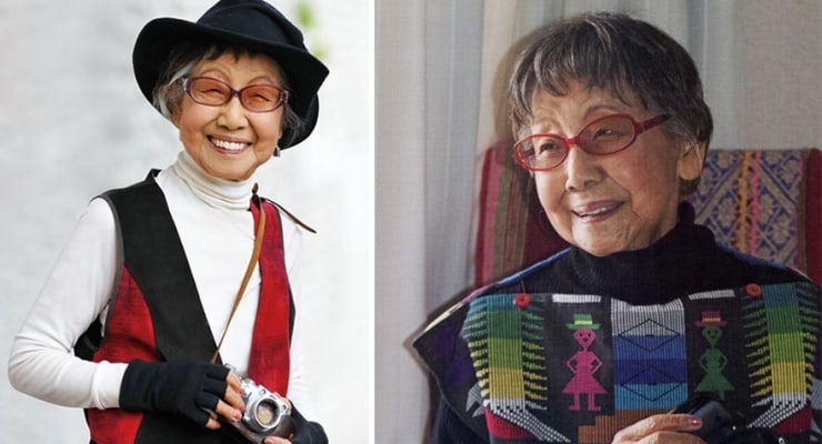 Japonya'nın ilk kadın foto muhabiri Sasamoto Tsuneko 107 yaşında ...