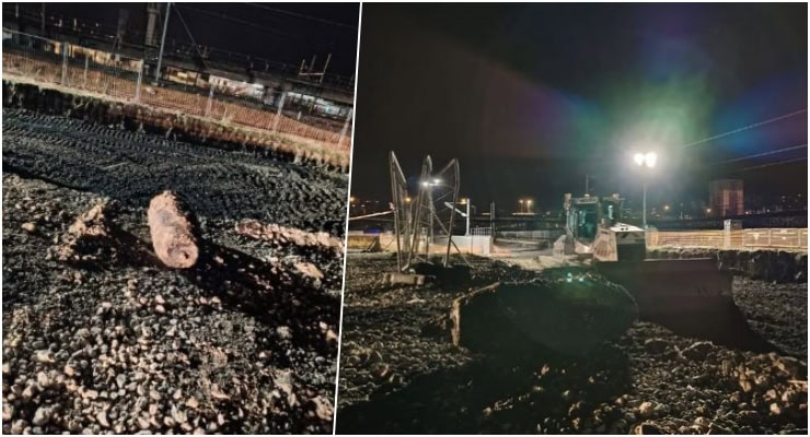 Paris yakınlarındaki raylarda İkinci Dünya Savaşı'ndan kalma bomba ...